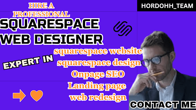 Do squarespace website design, redesign, customization and development, fix bugs by Hordohh_team ...