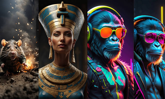 Create awesome concept arts using stable diffusion ai by Fadymedhat | Fiverr