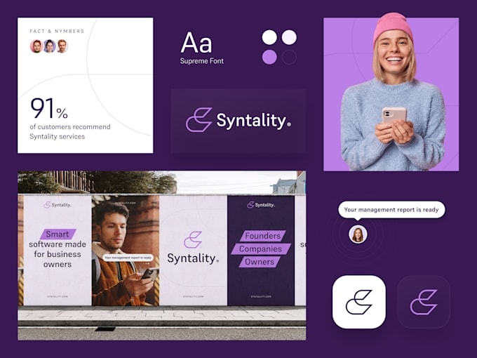 Design your logo and brand style guide by Yehorkolchyba | Fiverr
