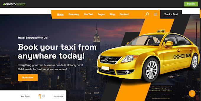 Create taxi booking website, taxi website chauffeur and limousine by Christianah_des | Fiverr