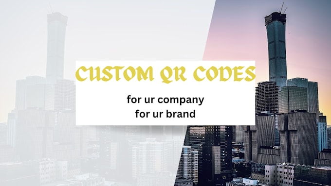 Create custom qr codes for your company by Mubashirrajp187 | Fiverr