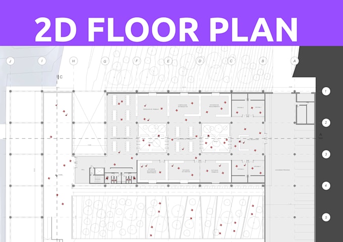 Your floor plans in revit 2d by Damidominguez | Fiverr