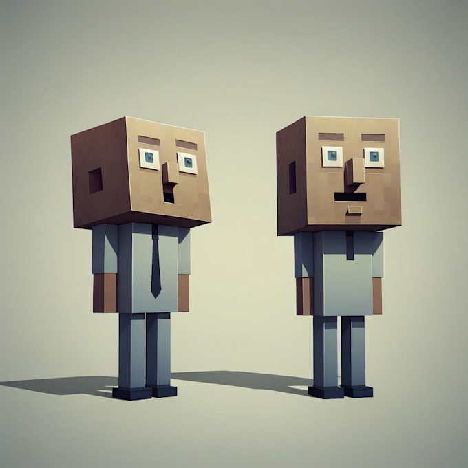 Draw minecraft style pixel art or sprites for you by Dimamironovs | Fiverr