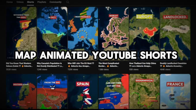 Create map animation shorts for social media by Sanvirajnozum | Fiverr