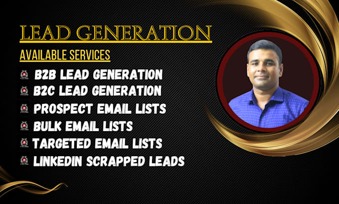 Do targeted b2b lead generation prospect leads any industry by Piyas_kumar | Fiverr