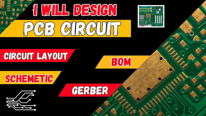Design pcb schematics circuit layout with bom and gerber by Riazahmed629 | Fiverr