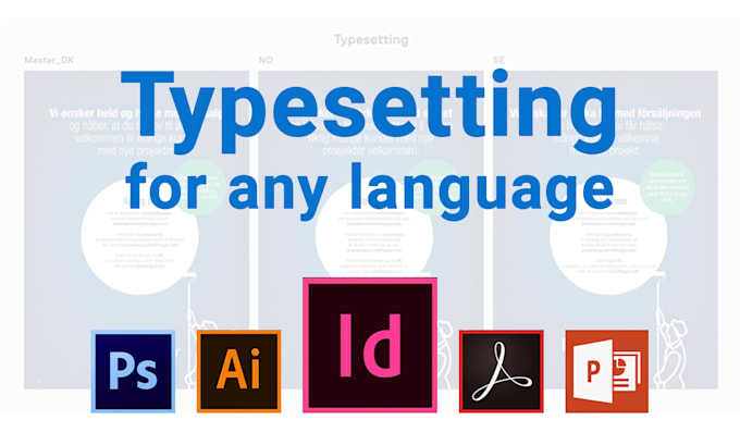 Do typesetting for any languages by Biton_dtp | Fiverr
