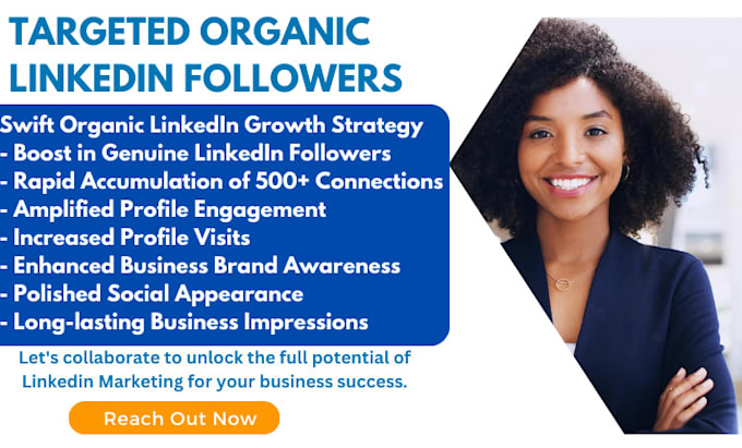 Grow targeted linkedin followers and connections and promote your ...