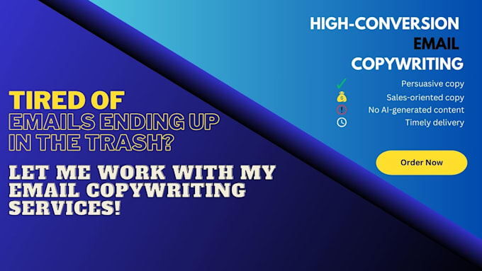 Copywrite your emails to skyrocket your sales by Sheikh_writer | Fiverr