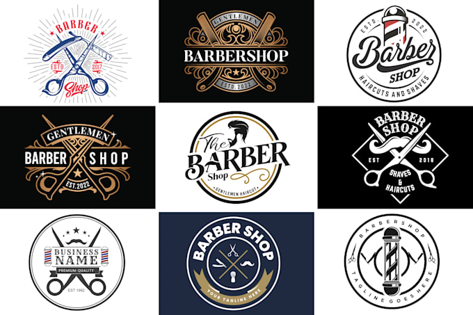 Design creative barber shop and beauty salon logo for your barber shop ...