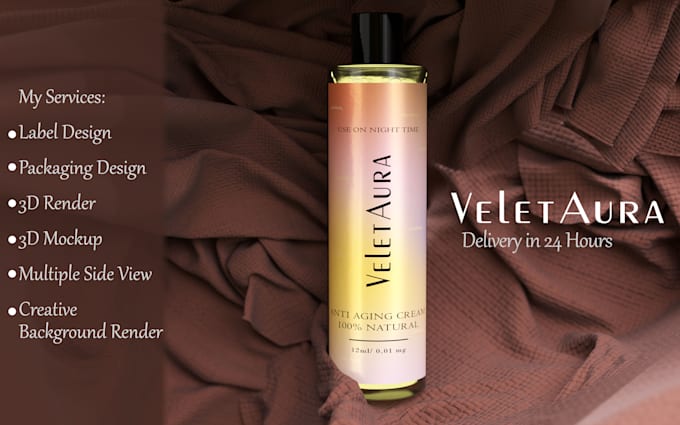 Design minimalistic modern cosmetic labels and packaging by ...