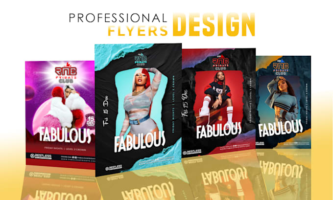 Design you an attractive event, club party flyer poster by ...