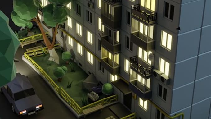 Do architecture 3d buildings and construction animation rendering ...