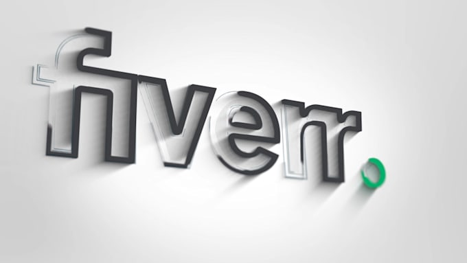 Create logo animation intro outro youtube, 3d reveal by Pandaboovisual | Fiverr