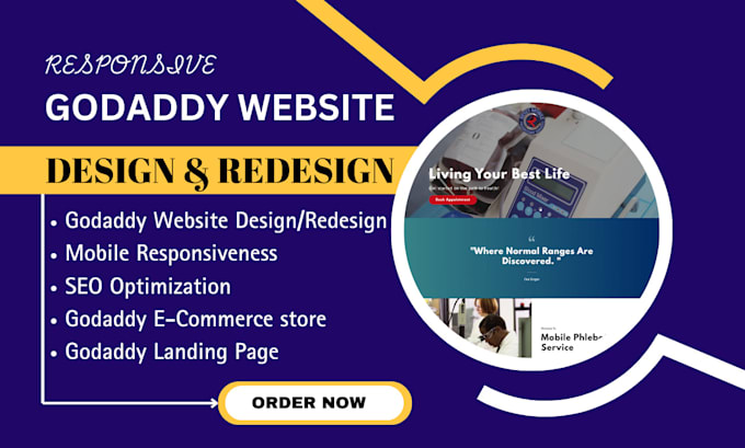 Godaddy website design godaddy website redesign godaddy landing page by ...