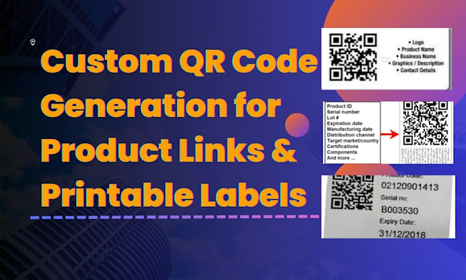 Generate custom qr codes in bulk by Scarlleteverly1 | Fiverr