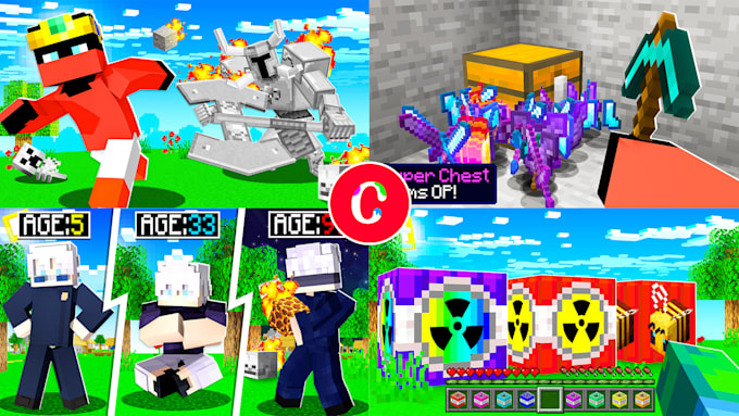 Make best minecraft 2d thumbnail in 24 hours for you active again by ...