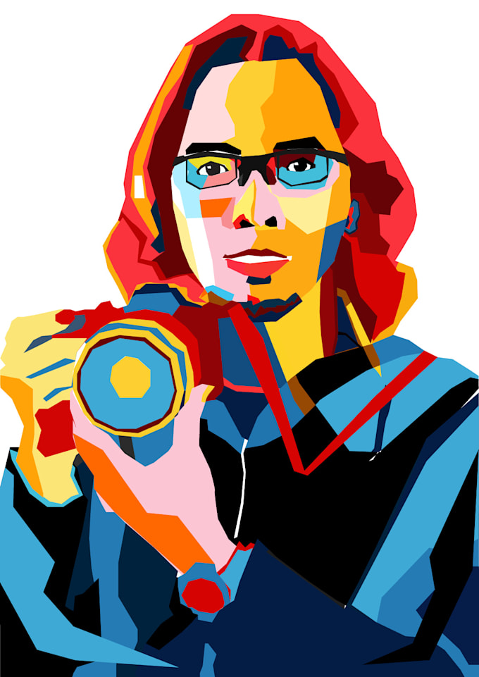 Wpap portrait transforming your photo into vibrant wpap art by ...