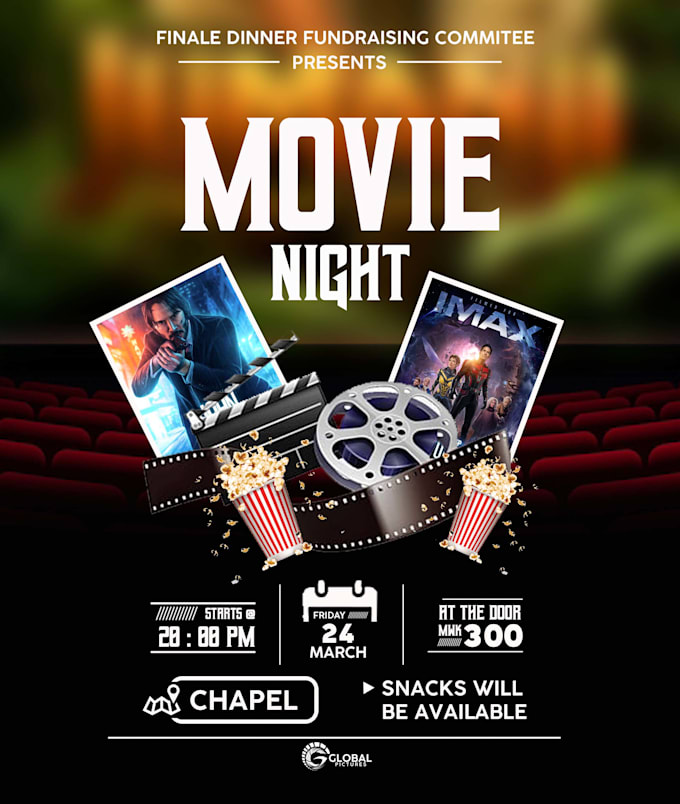 Design a professional movie poster by Robinson_02 | Fiverr