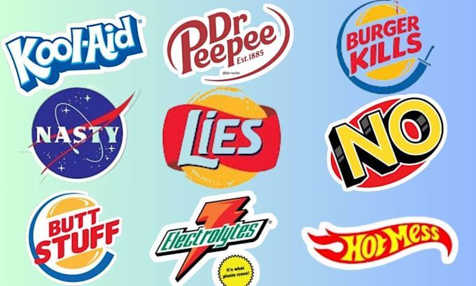 Recreate, spoof, bootleg, parody logo with your words by Mohsin2398 | Fiverr