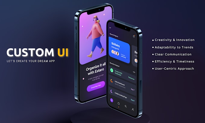 Develop mobile app ui ux design, app development, website ui design Develop mobile app ui ux design, app development, website ui design