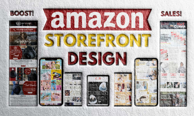 Amazon storefront design, amazon a plus content design, amazon ...