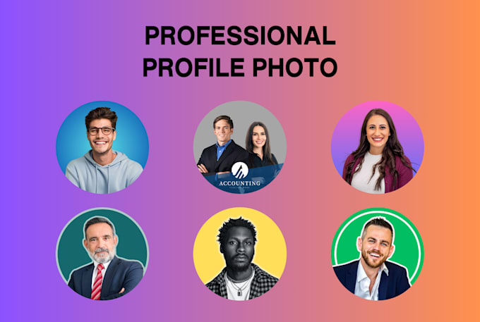 Custom a professional profile picture by Lillian57 | Fiverr