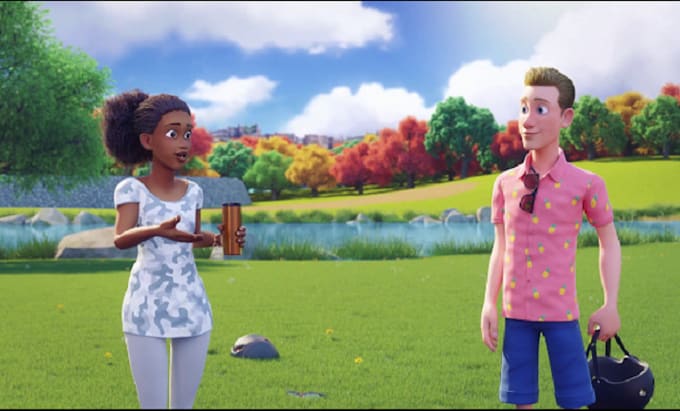 Do 3d cartoon disney animation video, 3d disney pixar style, disney ...