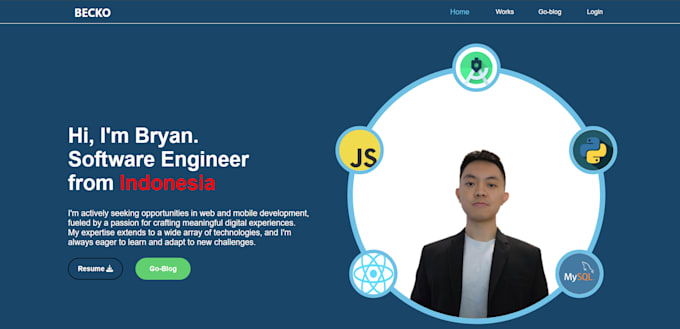 Turn your website design into interactive ui ux by Bryanchristiano | Fiverr