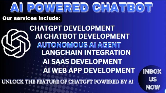 Develop chat gpt, ai chatbot, ai saas, ai website, ai app, chatgpt ...