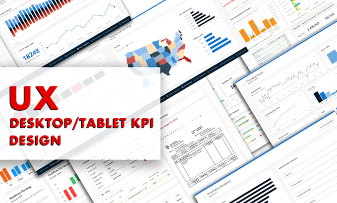 Design kpi dashboards, data visualization by Karmenn9 | Fiverr
