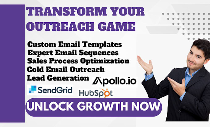 Cold email outreach,saas, sales process and new product launch by ...