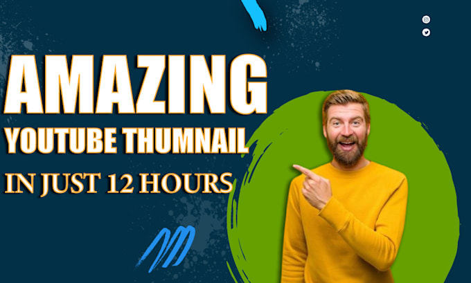 Create amazing youtube thumnail in 12 hours by Abubakar58573 | Fiverr