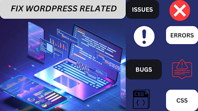 Fix Wordpress Issues Errors Bugs Css Provide Wp Customization By Zohaibfarooq3 Fiverr
