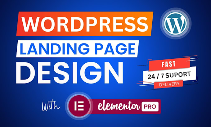 Design responsive landing page or wordpress website with elementor pro by Fr_shahab | Fiverr