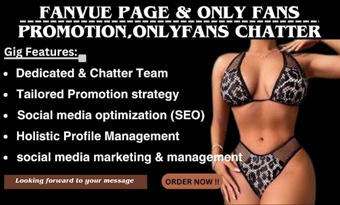 Do fanvue promotion, onlyfans management, patreon fansly promotion by Lucasfans | Fiverr
