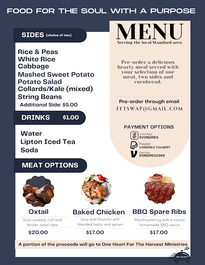 Create a menu or price list by Nenevisions | Fiverr