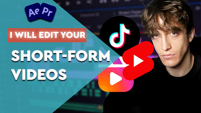 Edit short form content for tiktok, instagram reels, and youtube shorts by Petru_huja | Fiverr
