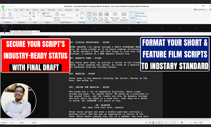 Format your screenplay and scripts to industry standard by Resilient66 ...