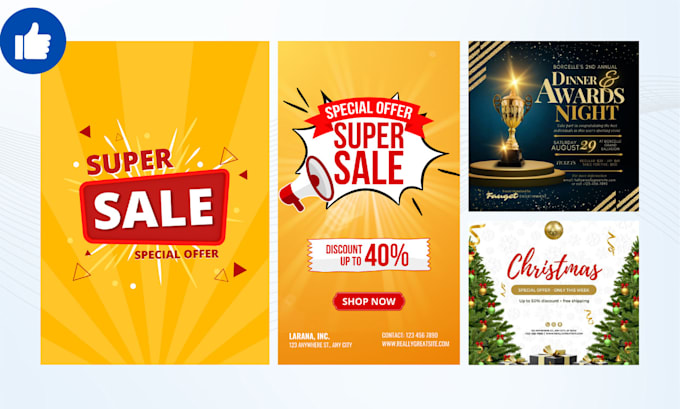 Design instagram and facebook posters by Joyson89 | Fiverr