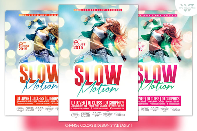 Design motion flyer event, club flyers by Toqeer_ppt | Fiverr