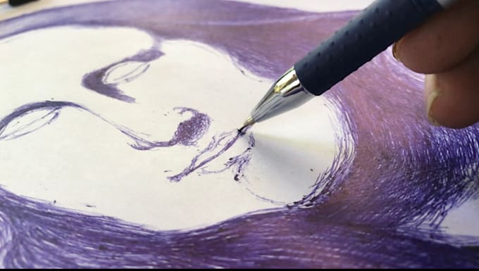 Draw amazing realistic pencil portrait from a photo by Jenujanj | Fiverr