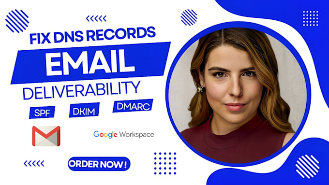 Fix email deliverability, dkim, dmarc, spf, google workspace, bimi, dns record by Bella_techy23 ...