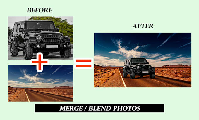 Do photoshop editing, photo manipulation, remove object, merge photos ...