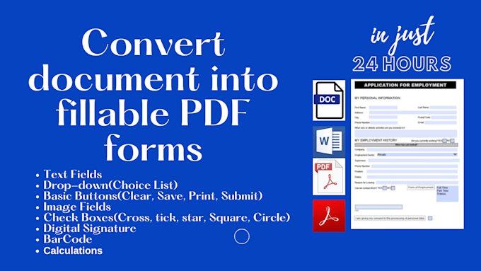 Create fillable pdf form by Manahillmasood_ | Fiverr Create fillable pdf form by Manahillmasood_ | Fiverr