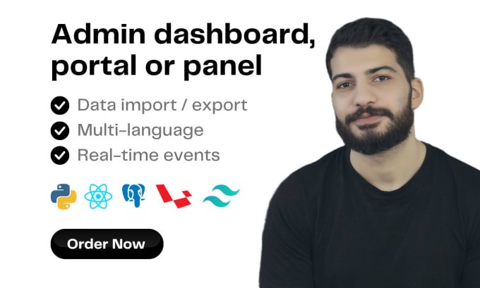 Build admin dashboard, portal or panel by Itsrasul | Fiverr Build admin dashboard, portal or panel by Itsrasul | Fiverr