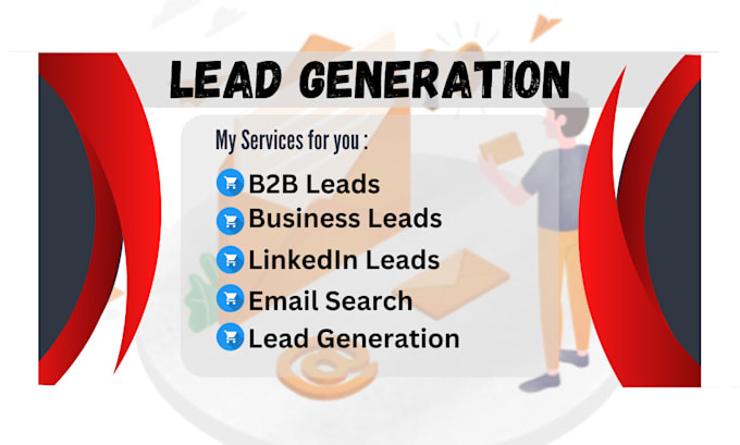 Provide active verified niche targeted b2b lead generation by Lead_pro ...