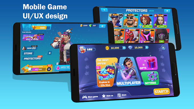 O Attractive Game Ui Ux Design Game Ui Design Icons Ui For Your Mobile