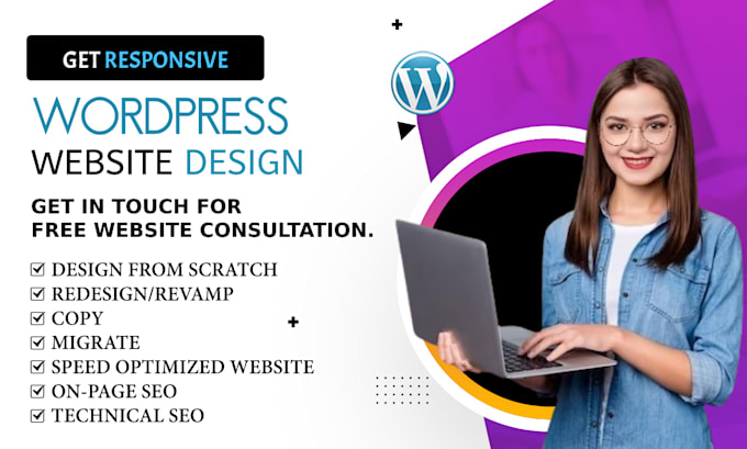 Design redesign wordpress business website for you by Anumabdullah747 | Fiverr