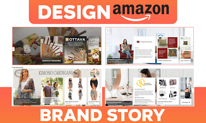Design highly converting amazon brand story for your brand by Etsyguru ...
